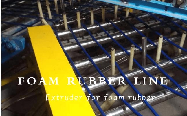 line for foam rubber – ROCK WOOL PRODUCTION LINE